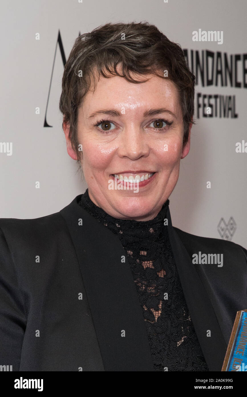 Olivia Colman with the Raindance 2019 Icon Award at The May Fair Hotel ...