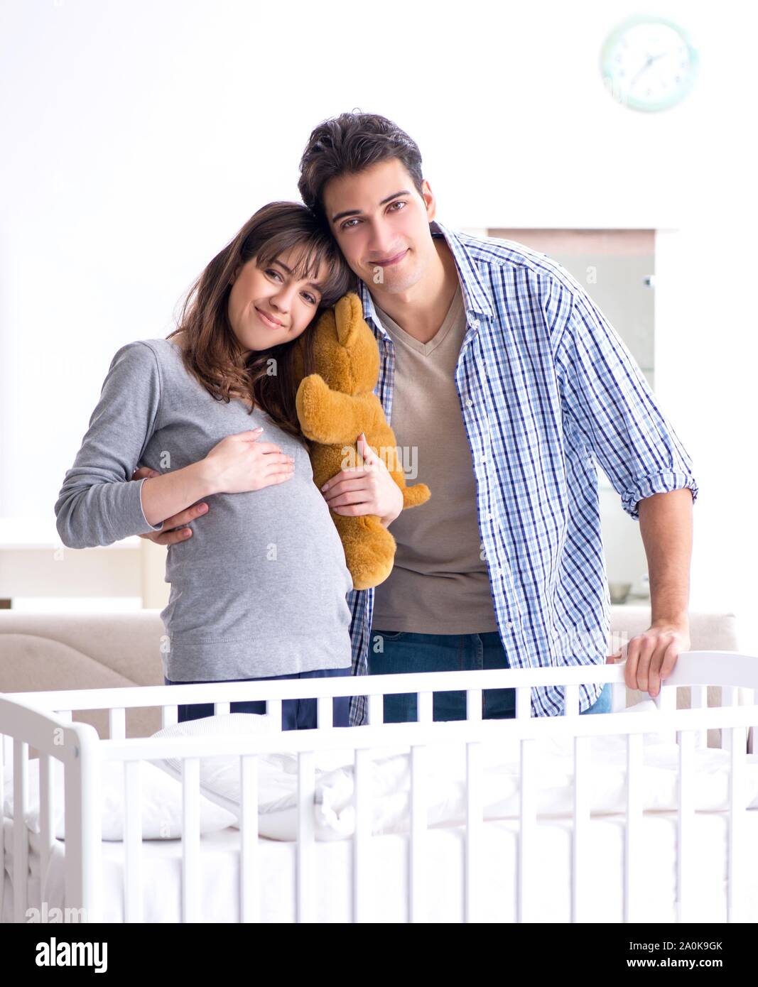 Young pregnant mother little son hi-res stock photography and images ...