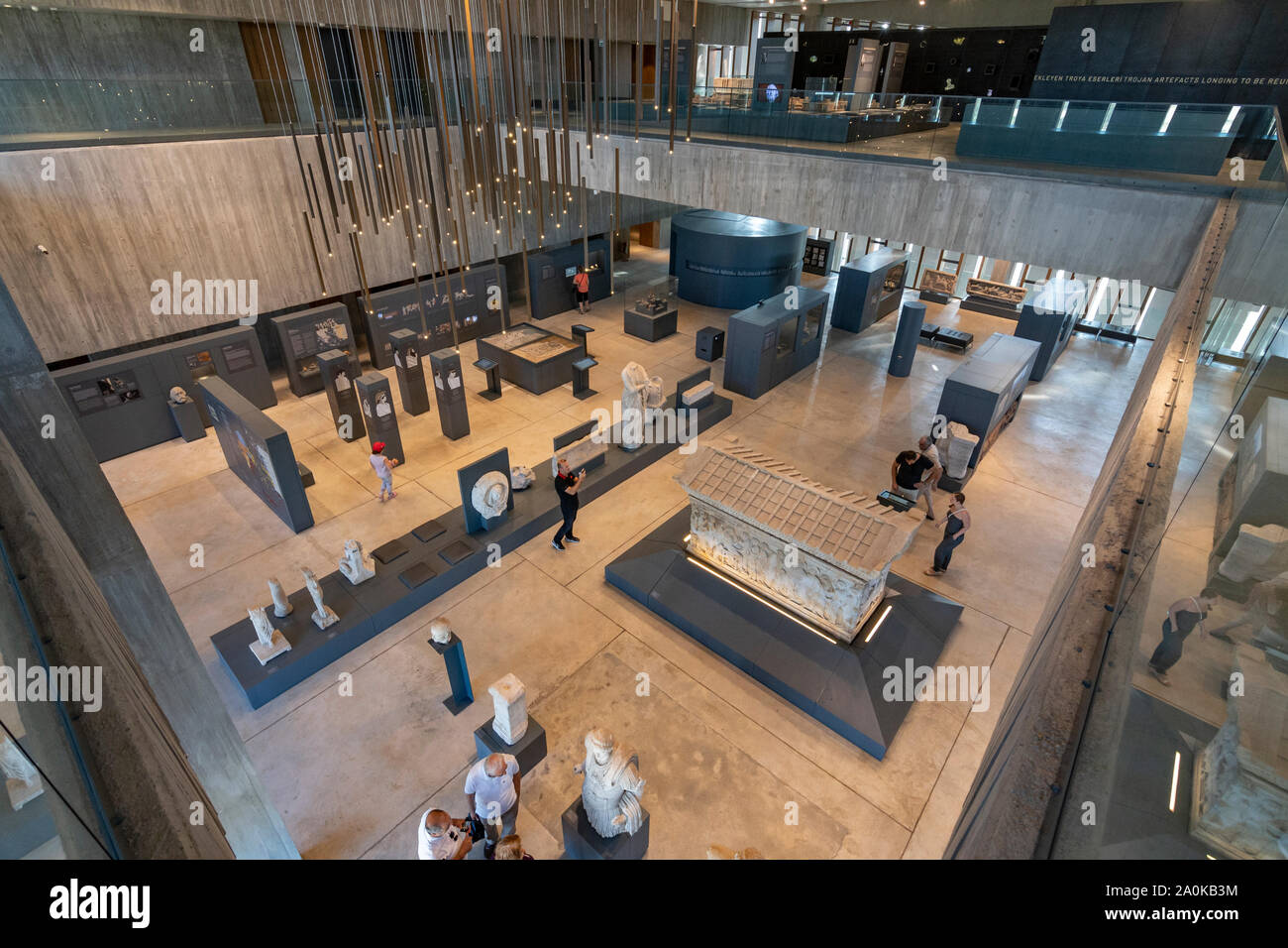 The Archaeological Museum of Troy in Çanakkale, Turkey Stock Photo - Alamy