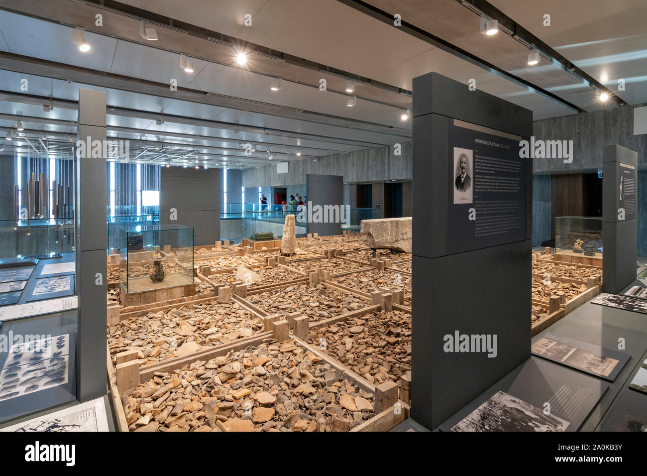 The Archaeological Museum of Troy in Çanakkale, Turkey Stock Photo - Alamy