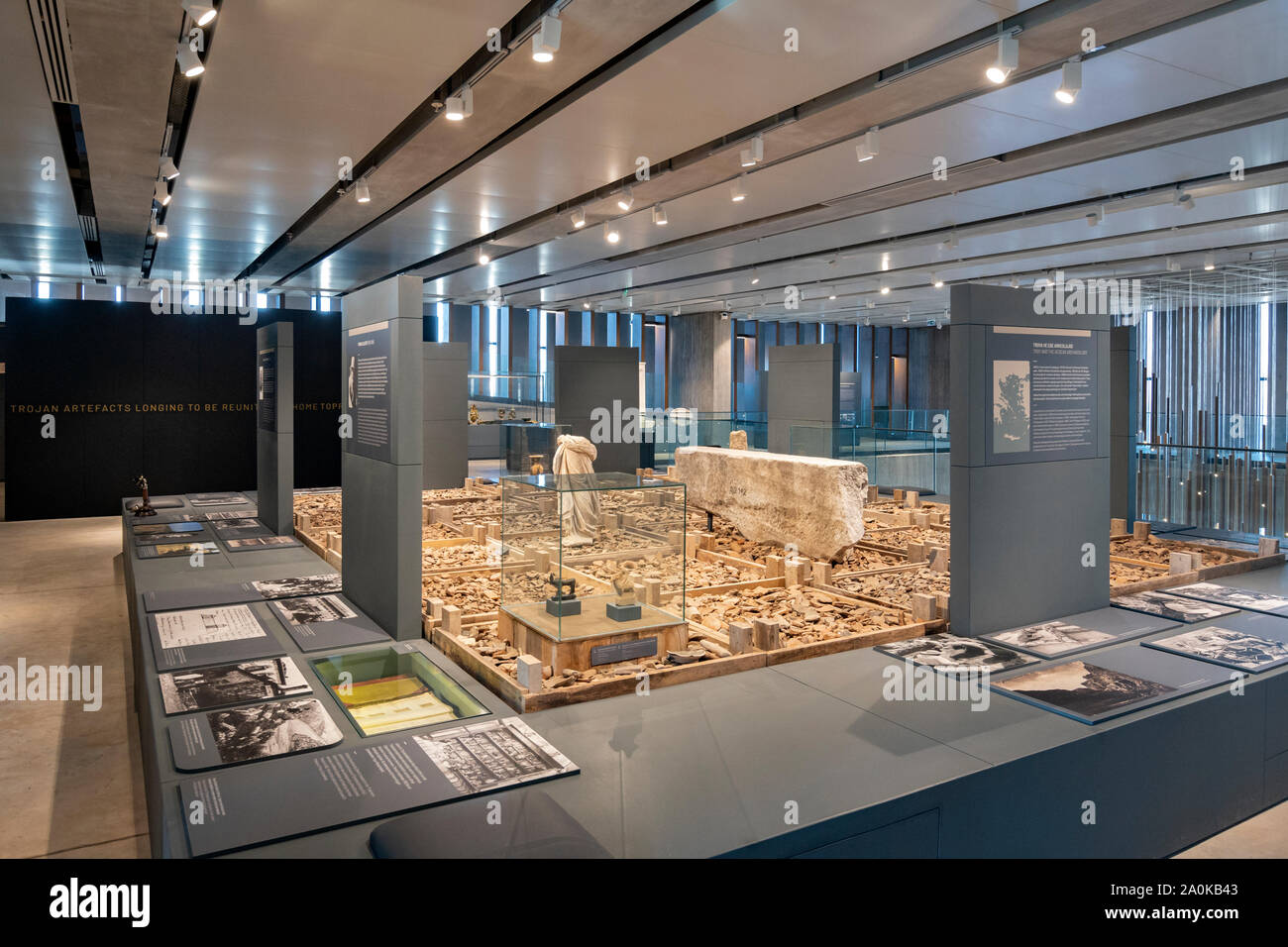 The Archaeological Museum of Troy in Çanakkale, Turkey Stock Photo - Alamy