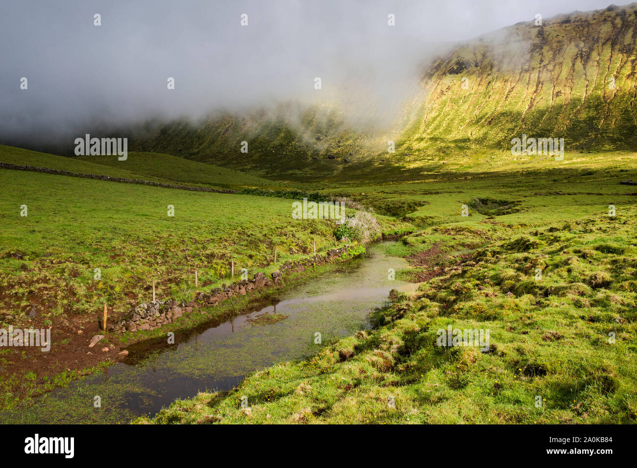 Volcano cauldron with stream hi-res stock photography and images - Alamy
