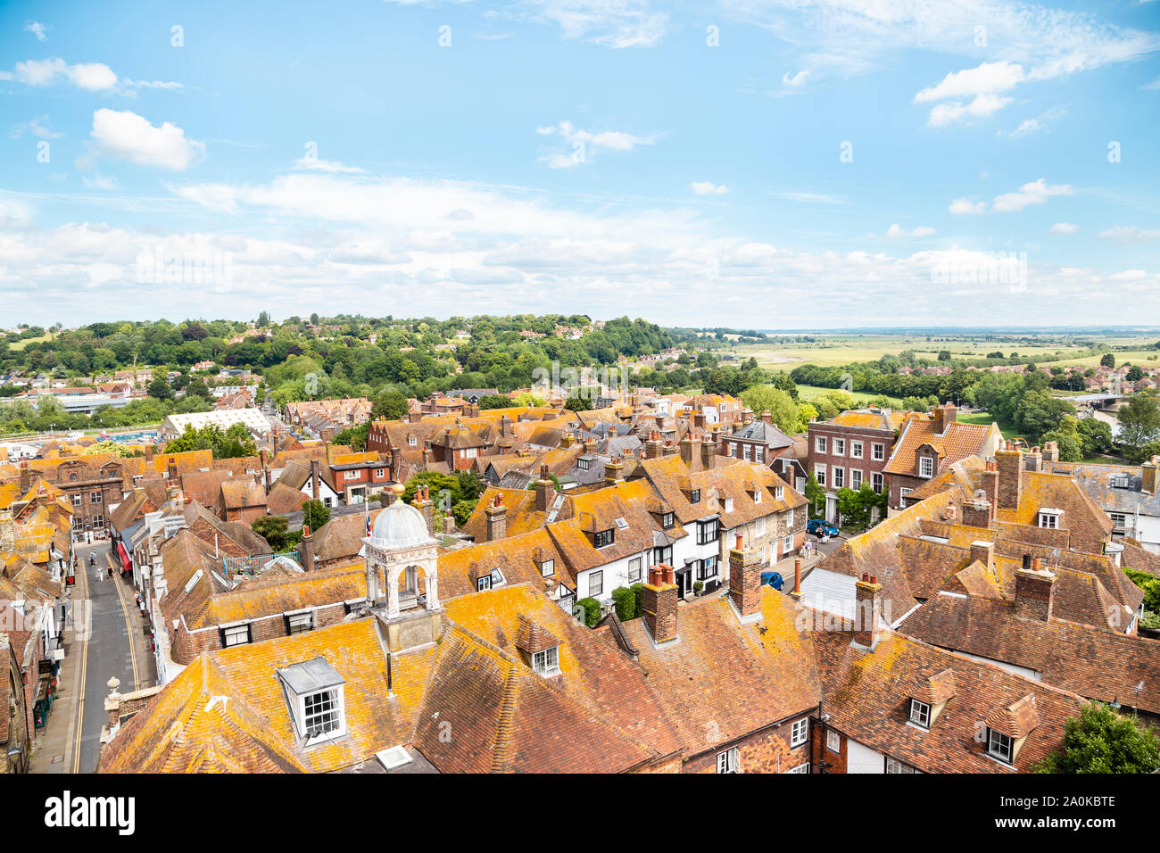 Aerial view rye hi-res stock photography and images - Alamy