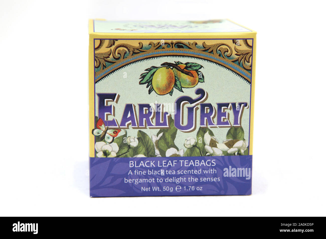 Box of Earl Grey Tea By Whittard's of Chelsea Stock Photo - Alamy