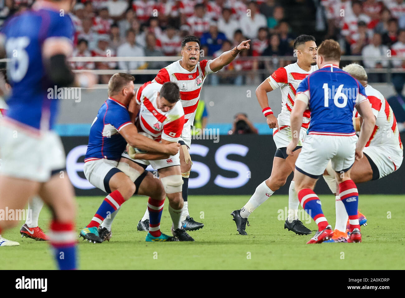 Tokyo, Japan. 20th Sep, 2019. William Tupou of Japan during the 2019 ...
