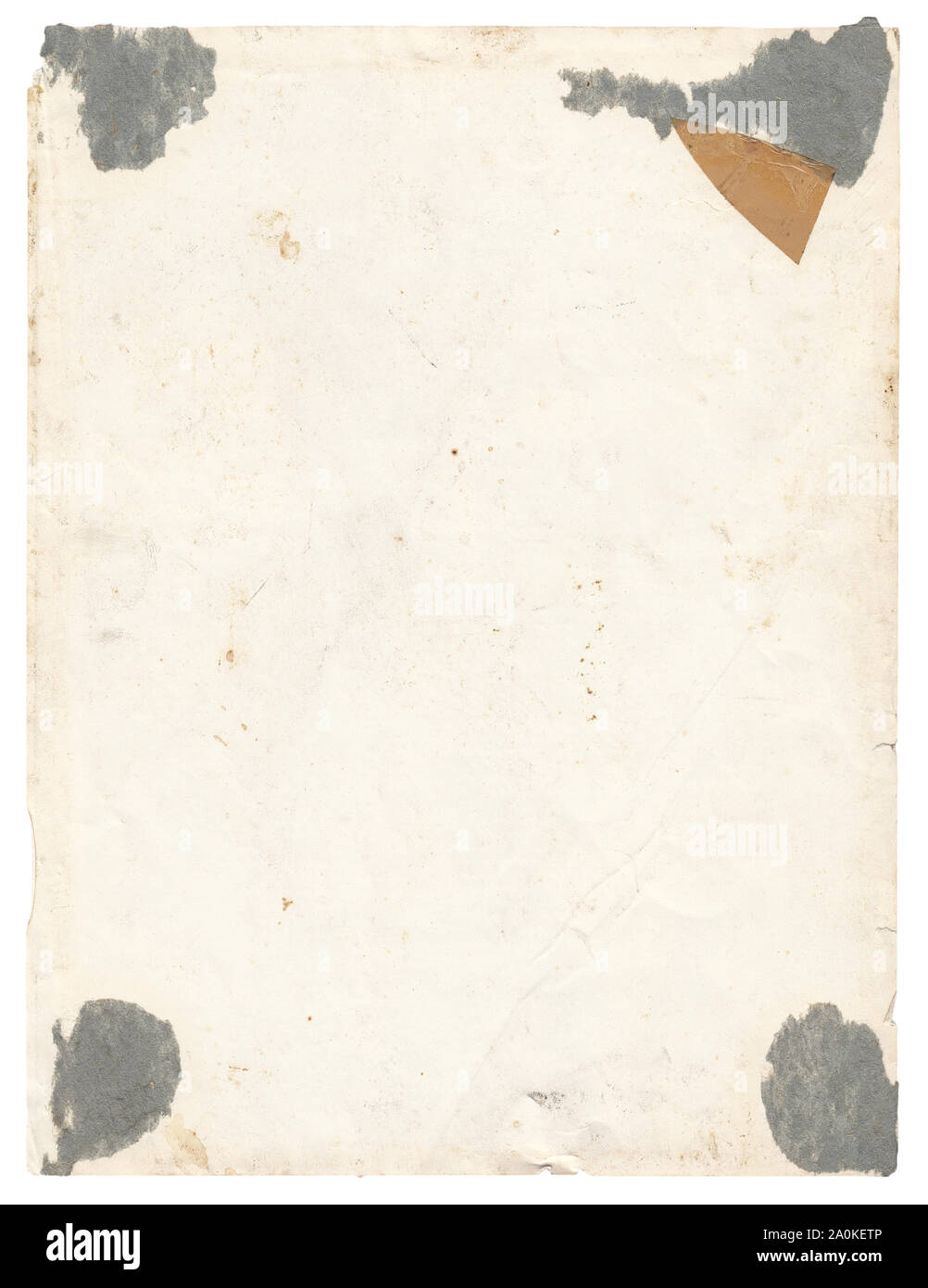 Texture old paper with traces of scuffs and stains Stock Photo - Alamy