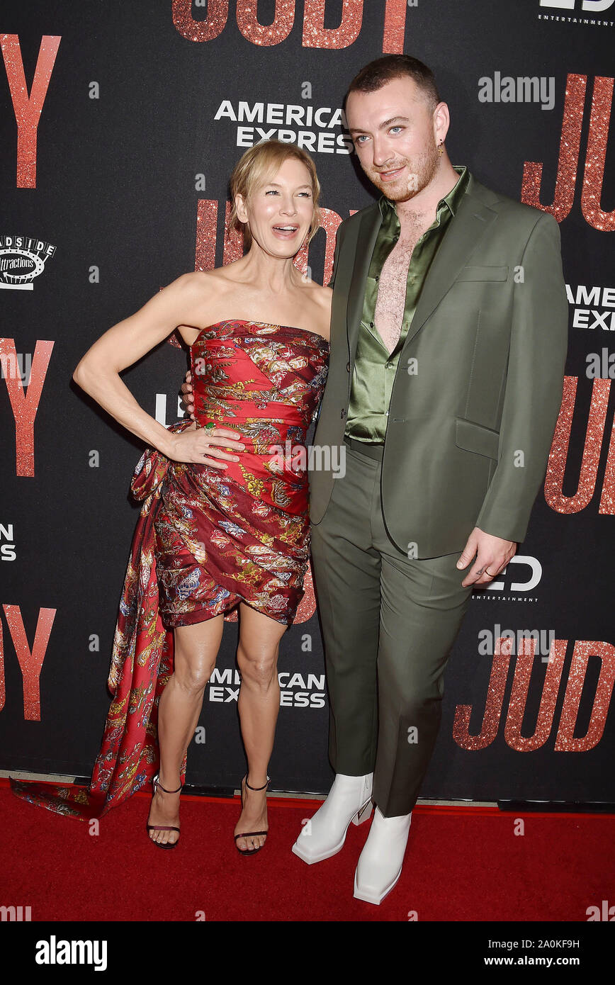 BEVERLY HILLS, CA - SEPTEMBER 19: Renee Zellweger and Sam Smith attend ...