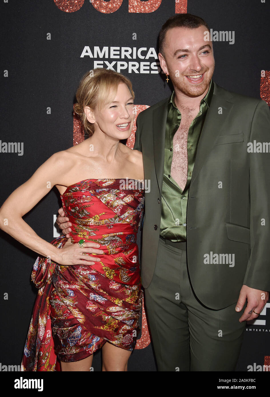BEVERLY HILLS, CA - SEPTEMBER 19: Renee Zellweger and Sam Smith attend ...