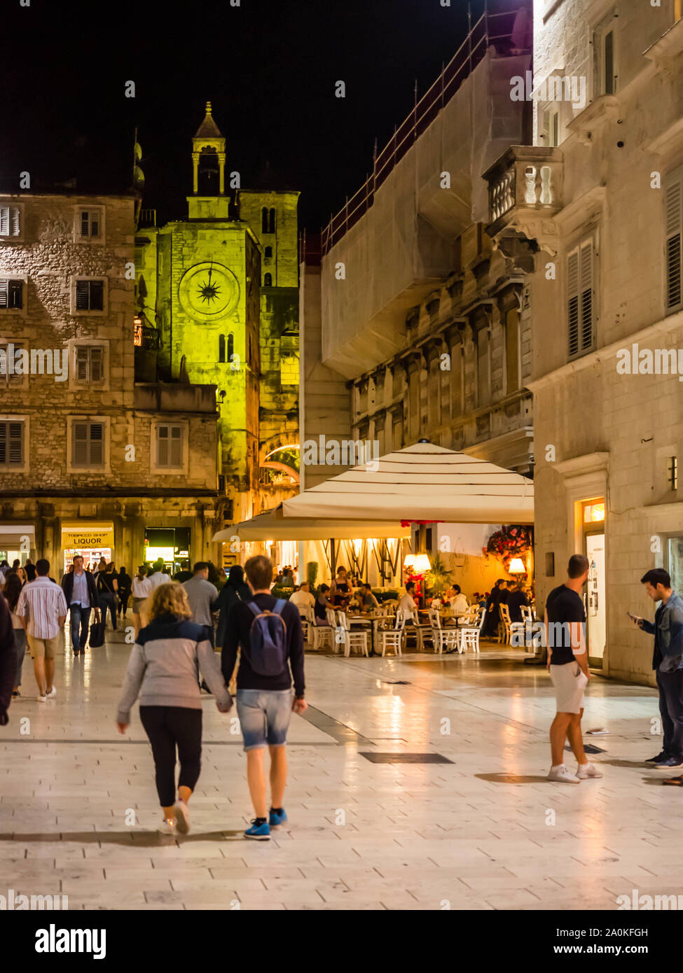 Cathedral of st domnius Stock Photo - Alamy