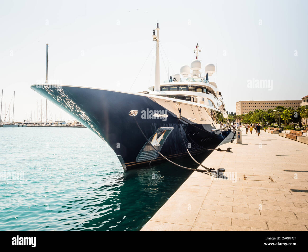Boating in split Stock Photo - Alamy
