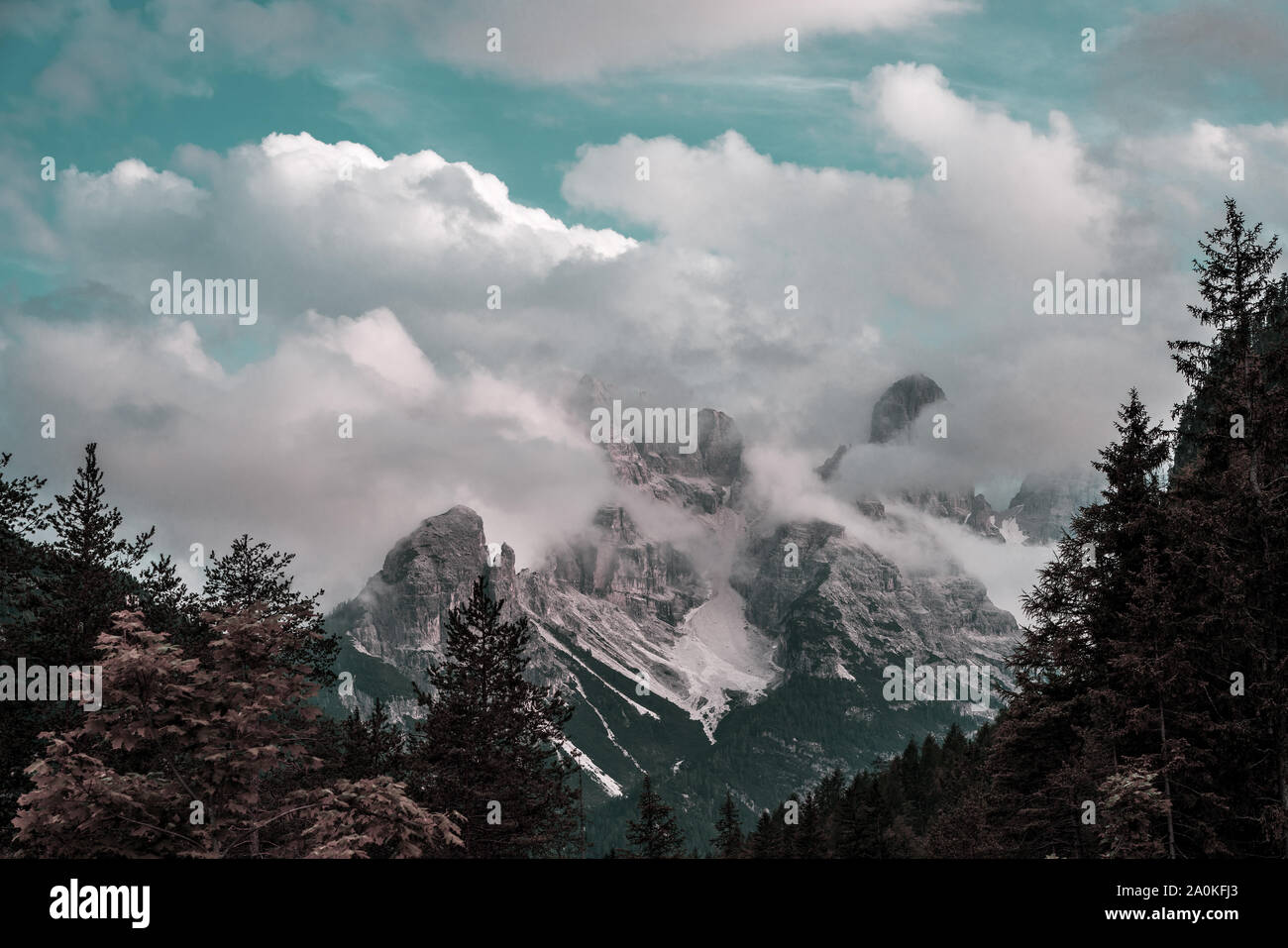 Dolomites panoramic view hi-res stock photography and images - Alamy