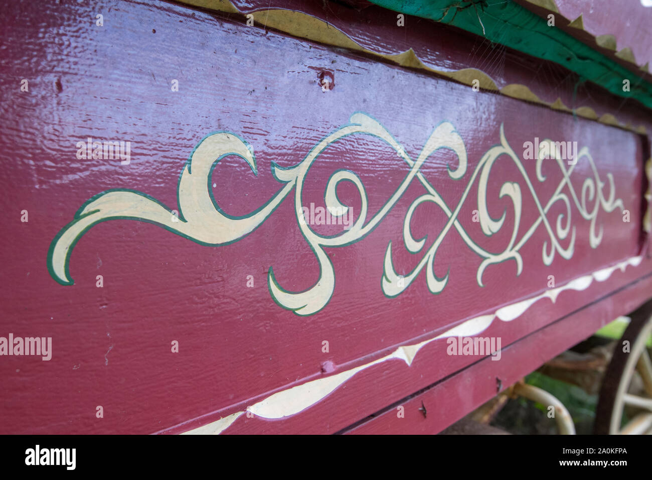 Romany Vardo Paintwork Stock Photo - Alamy