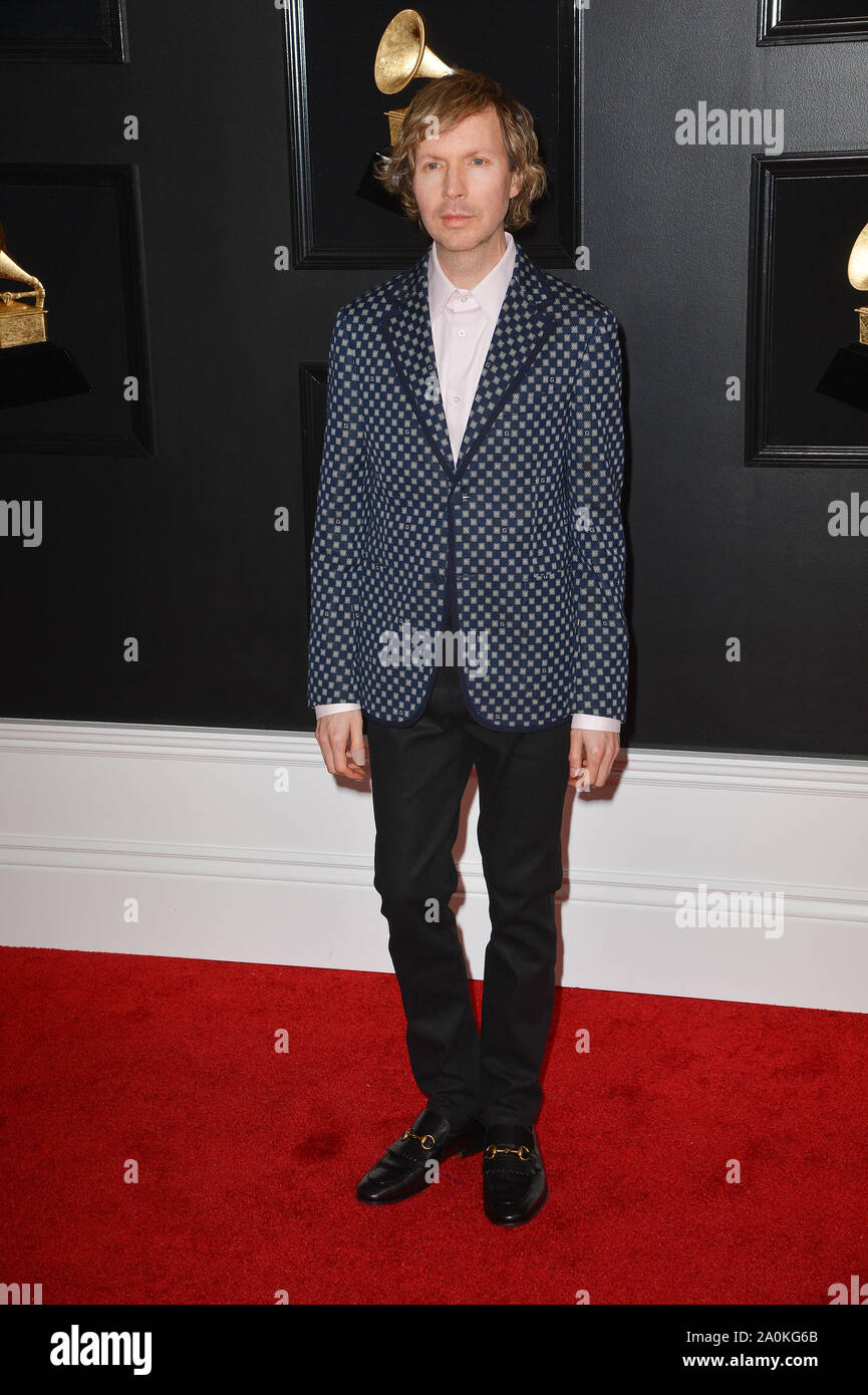 Los Angeles.CA.USA. Beck at 61st Annual GRAMMY Awards . Staples Center ...