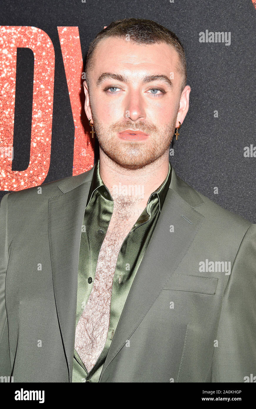 BEVERLY HILLS, CA - SEPTEMBER 19: Sam Smith attends the LA premiere of ...