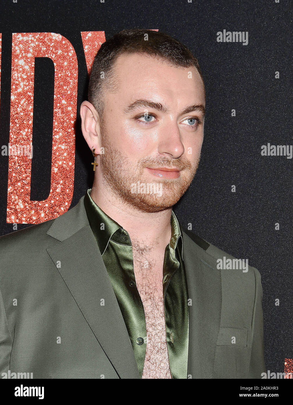 BEVERLY HILLS, CA - SEPTEMBER 19: Sam Smith attends the LA premiere of ...