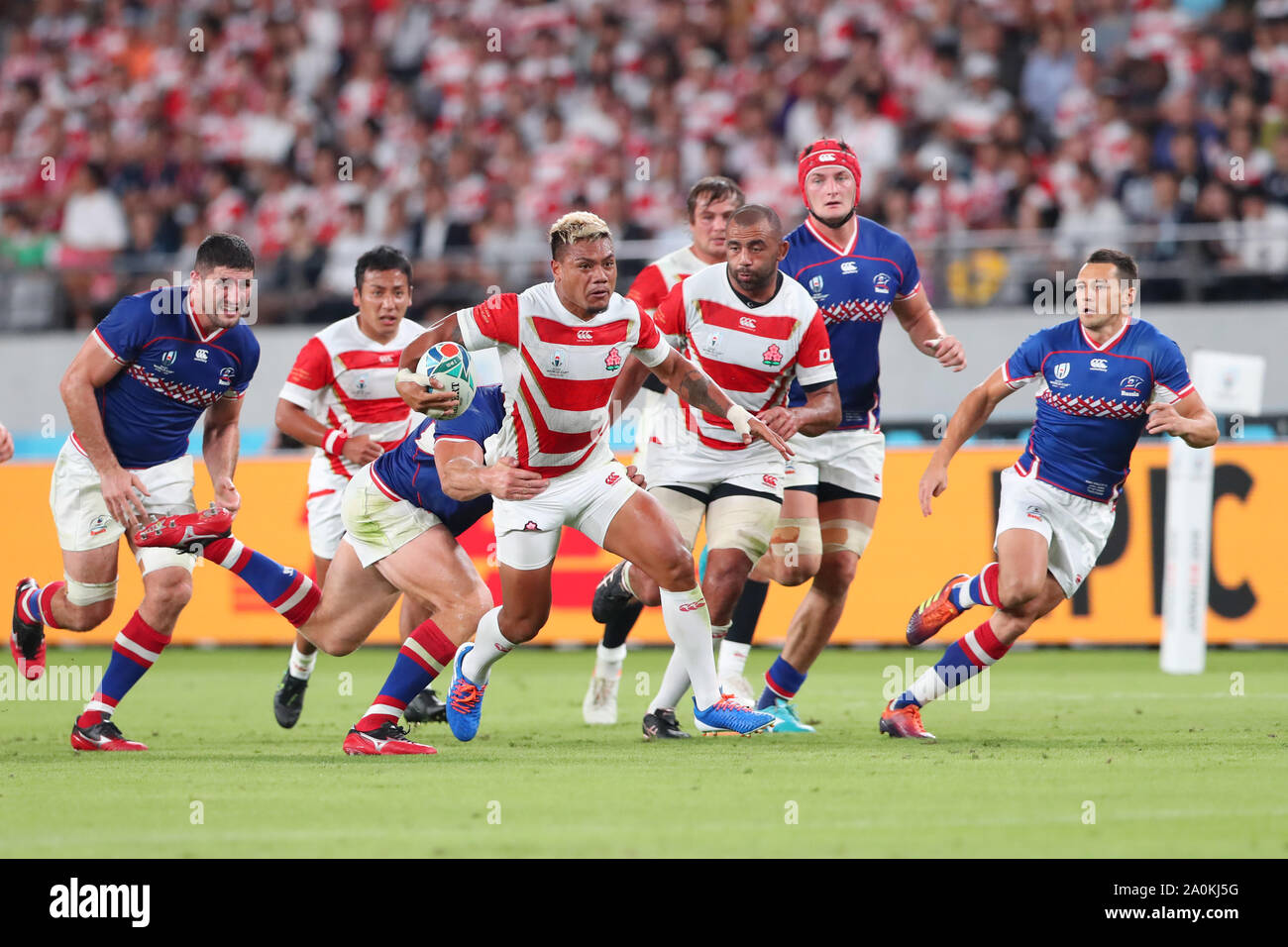 Tokyo, Japan. 20th Sep, 2019. Lomano Lava Lemeki (JPN) Rugby : 2019 ...