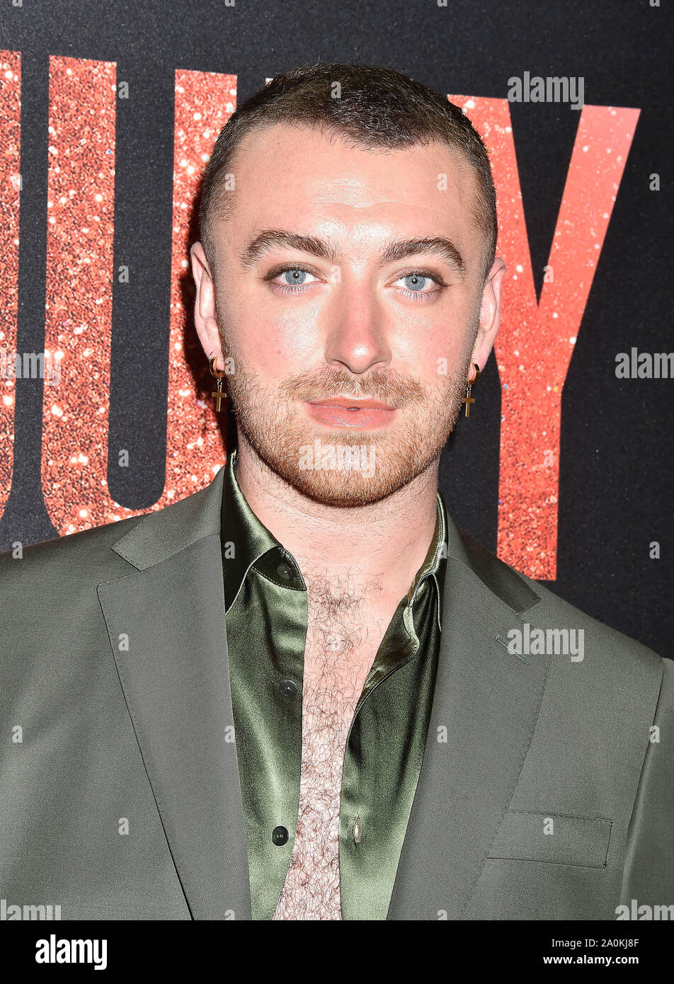 BEVERLY HILLS, CA - SEPTEMBER 19: Sam Smith attends the LA premiere of ...