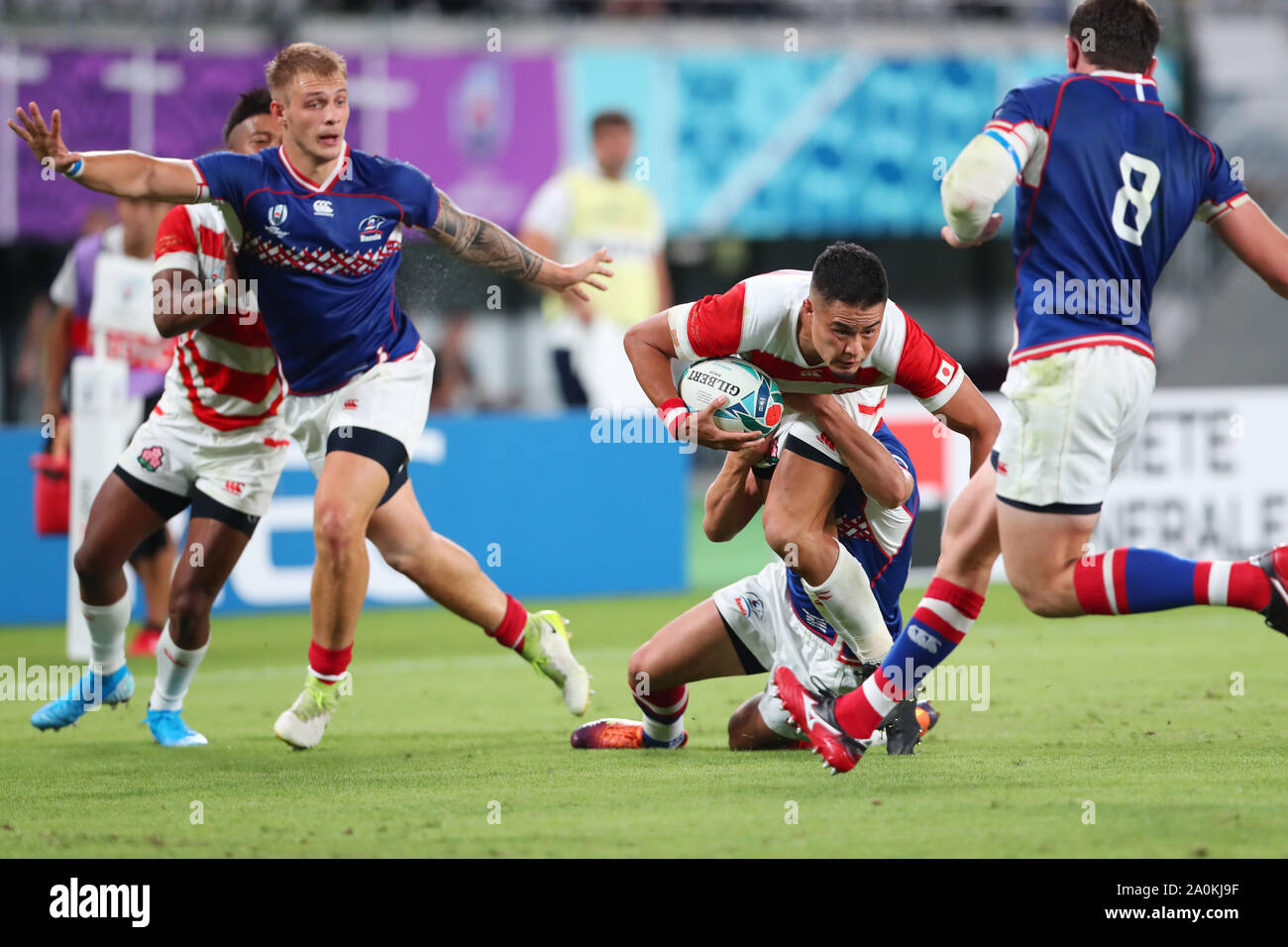 Tokyo, Japan. 20th Sep, 2019. Yu Tamura (JPN) Rugby : 2019 Rugby World ...