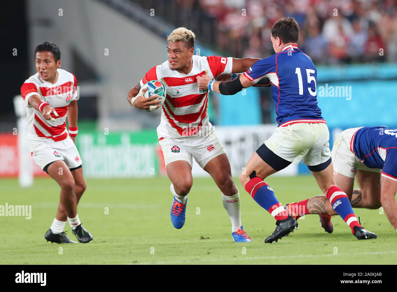 Tokyo, Japan. 20th Sep, 2019. Lomano Lava Lemeki (JPN) Rugby : 2019 ...