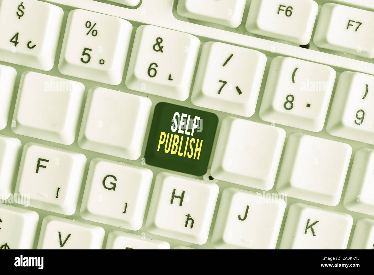 Handwriting text Self Publish. Conceptual photo Published work ...