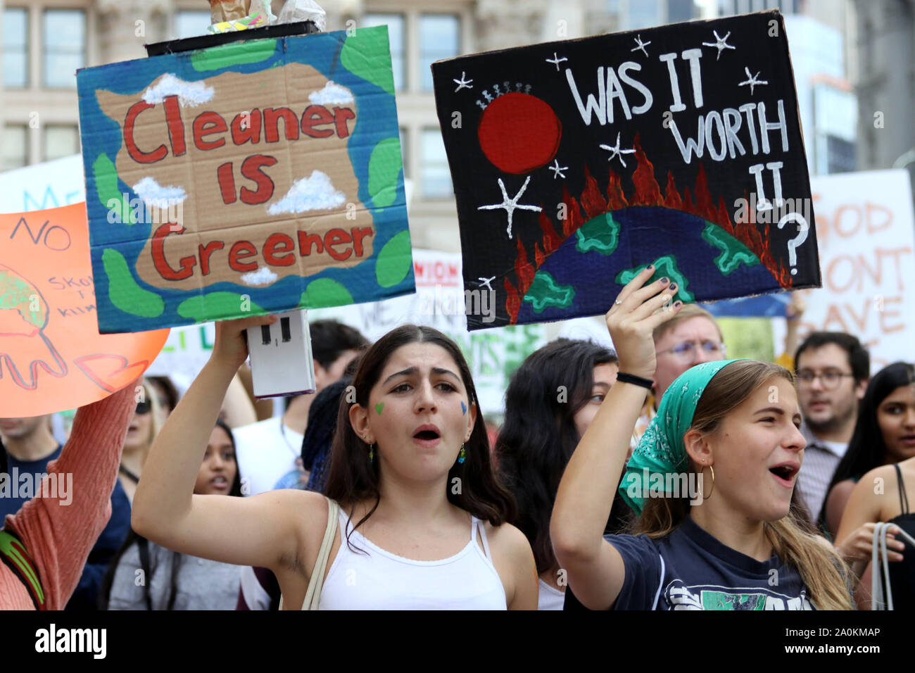 Global Climate Strike, New York, USA Stock Photo - Alamy