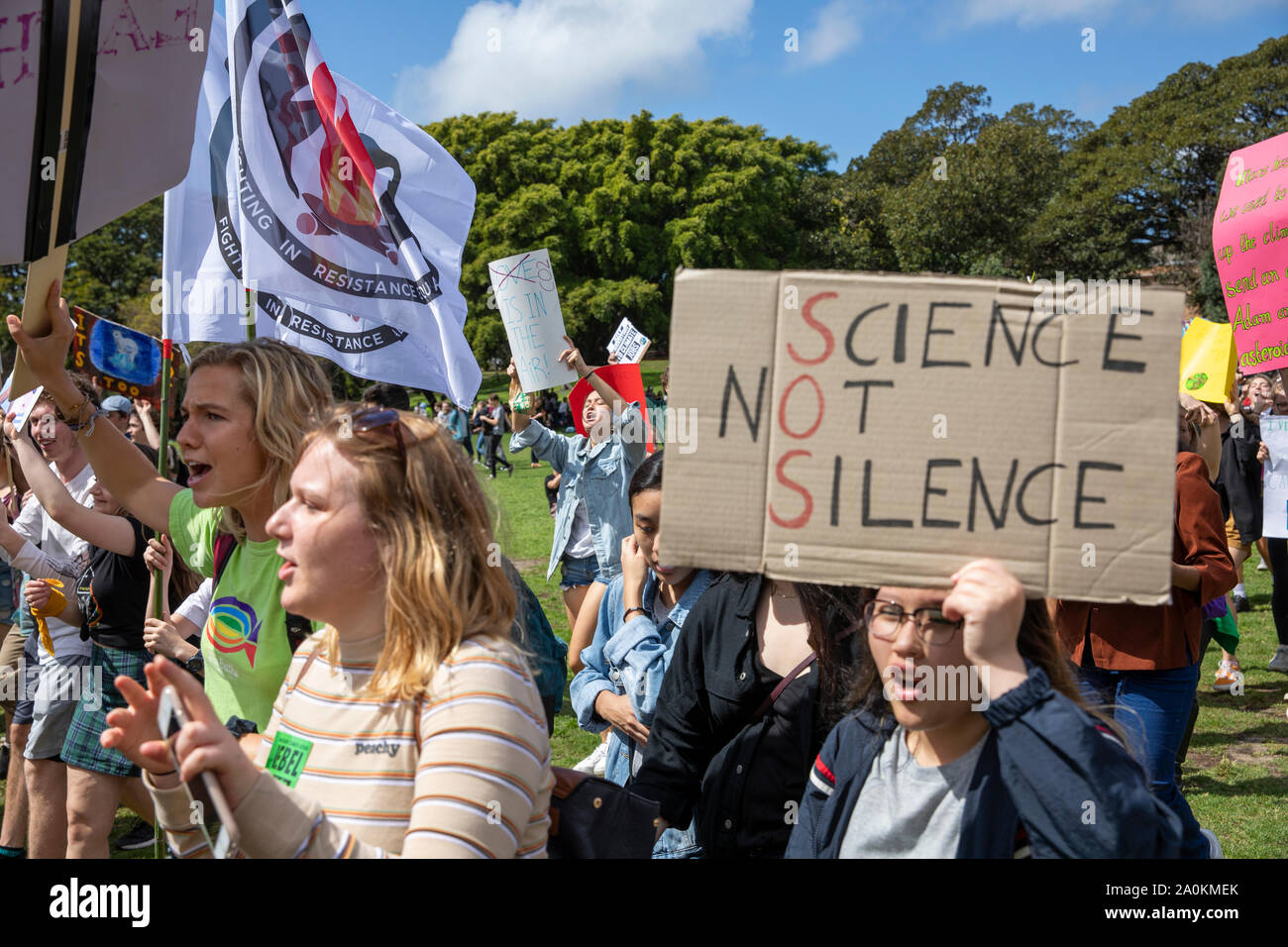 Climate change strike protest attracts thousands of school children and ...