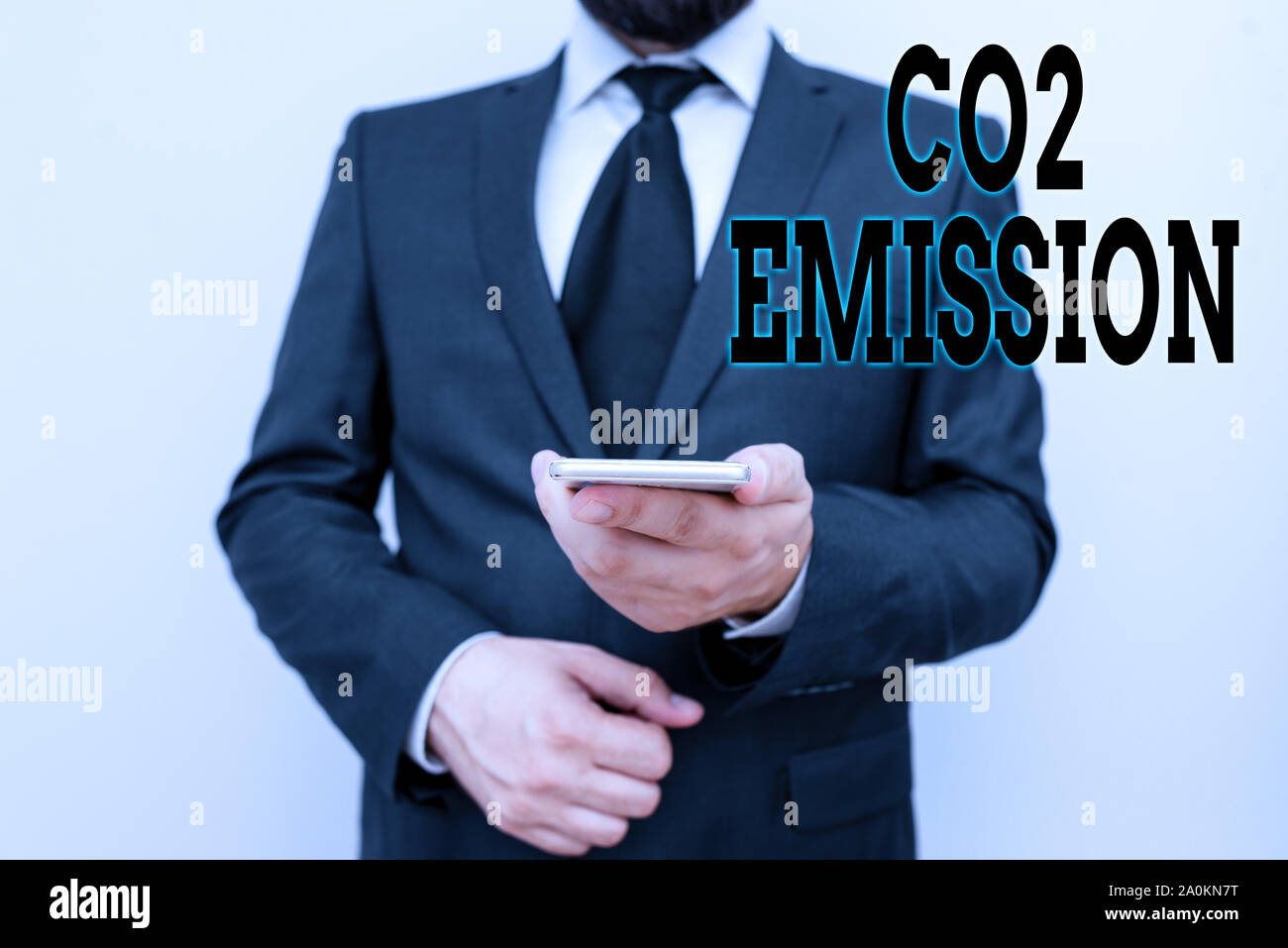Handwriting text Co2 Emission. Conceptual photo Releasing of greenhouse ...