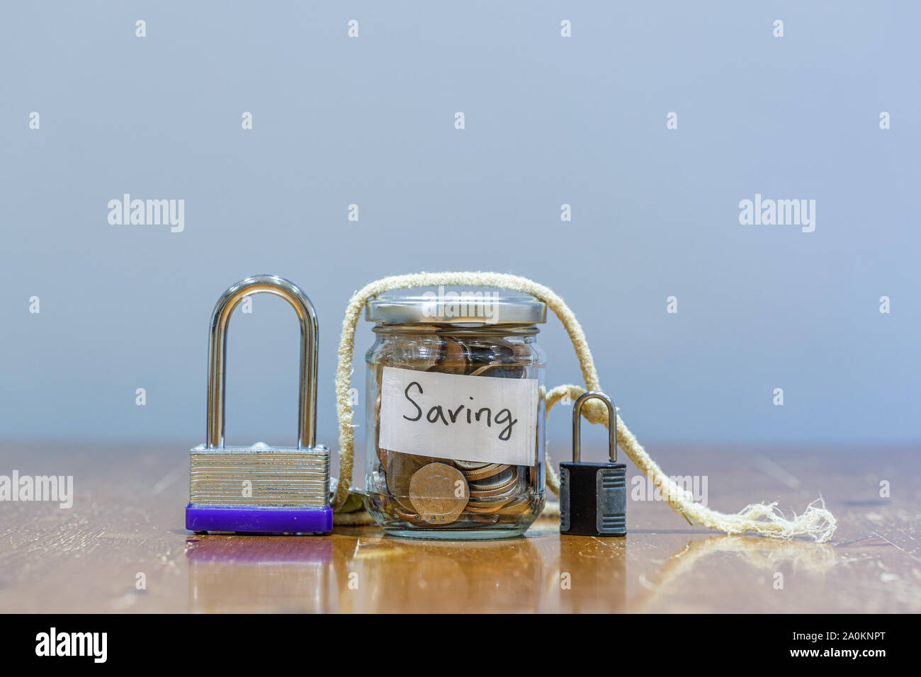 Financial Protection Scheme keeping saving secured and save Stock Photo ...