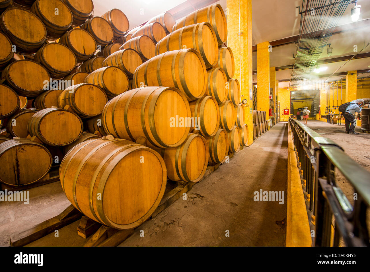 Jose Cuervo La Rojena Tequila distillery cellar, Tequila, UNESCO World ...