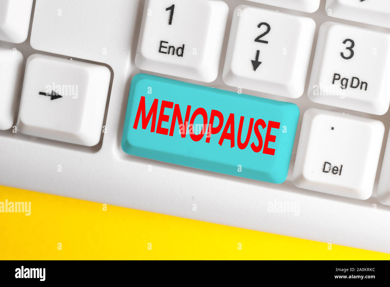 Word writing text Menopause. Business photo showcasing Period of ...