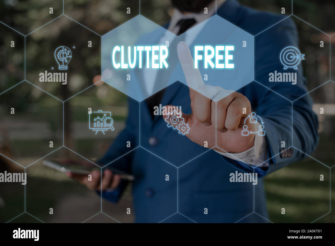 Word writing text Clutter Free. Business photo showcasing Well ...