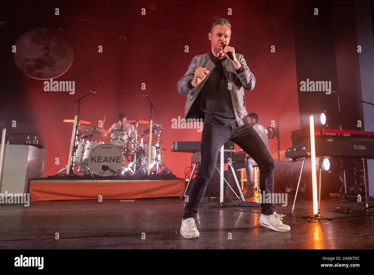 Bexhill-On-Sea, UK. 20 Sep 2019. Keane perform a special live ...