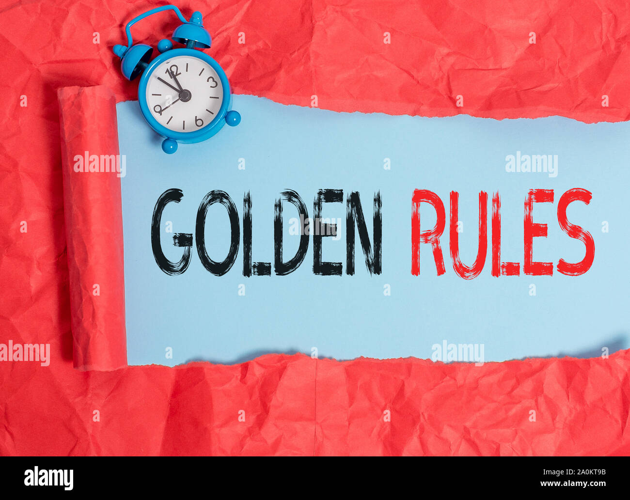 Word writing text Golden Rules. Business photo showcasing Basic ...