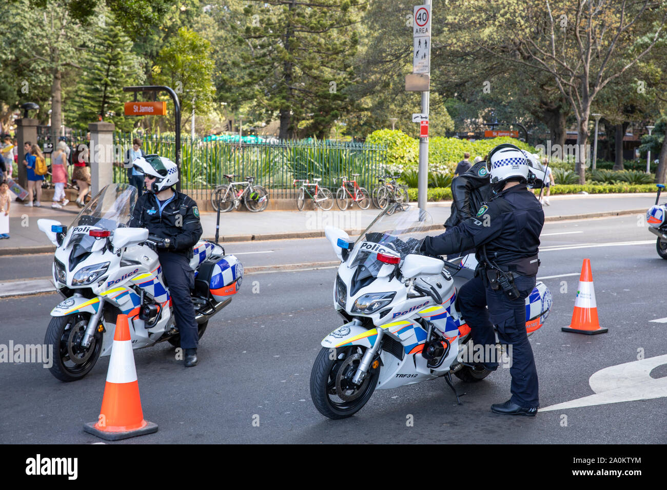 Australian police motorcycle motorbike hi-res stock photography and ...