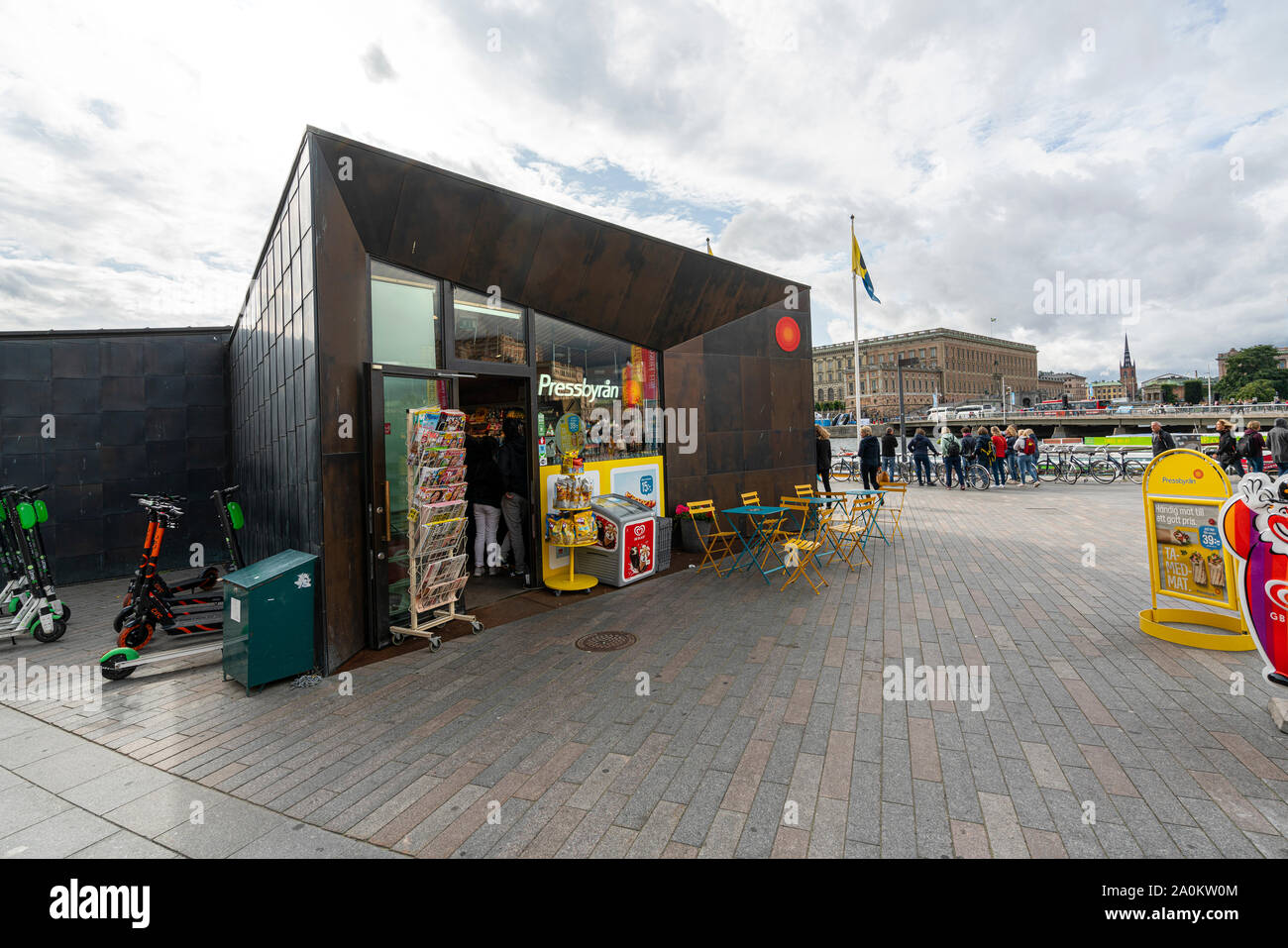 Stockholm sidewalk hi-res stock photography and images - Alamy