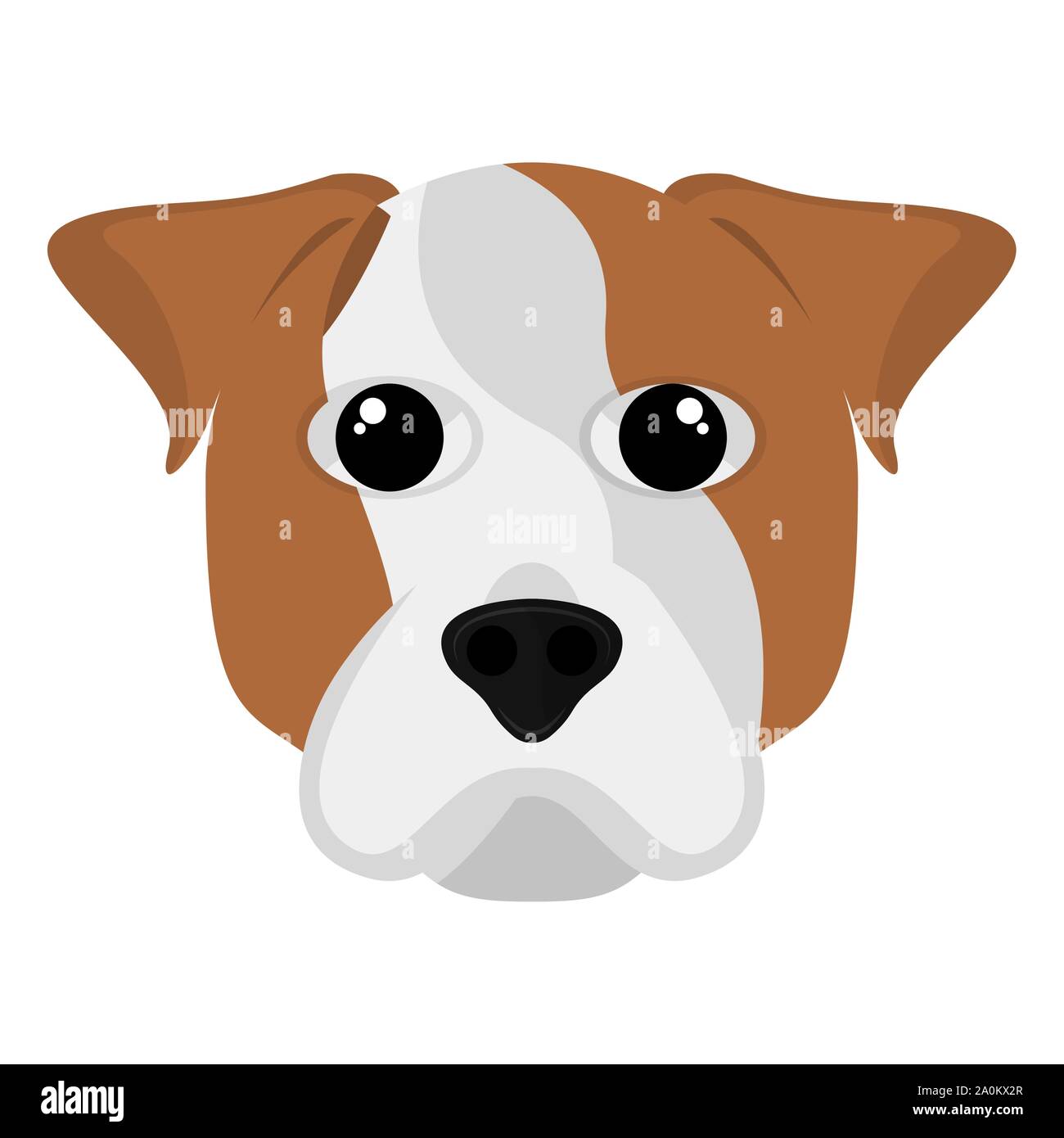 Isolated cute jack russell terrier. Dog breeds - Vector Stock Vector ...