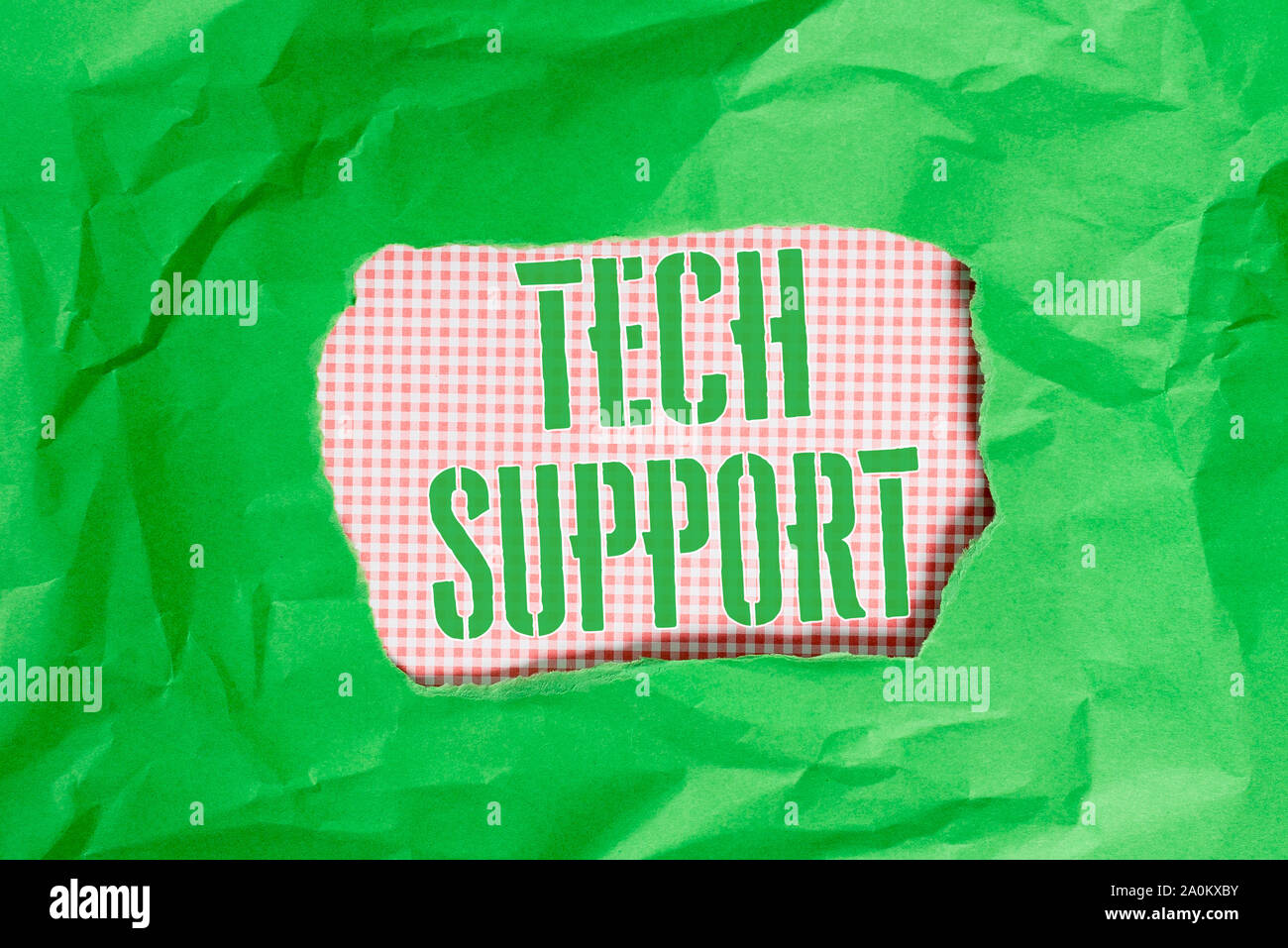 Text sign showing Tech Support. Business photo showcasing Assisting ...
