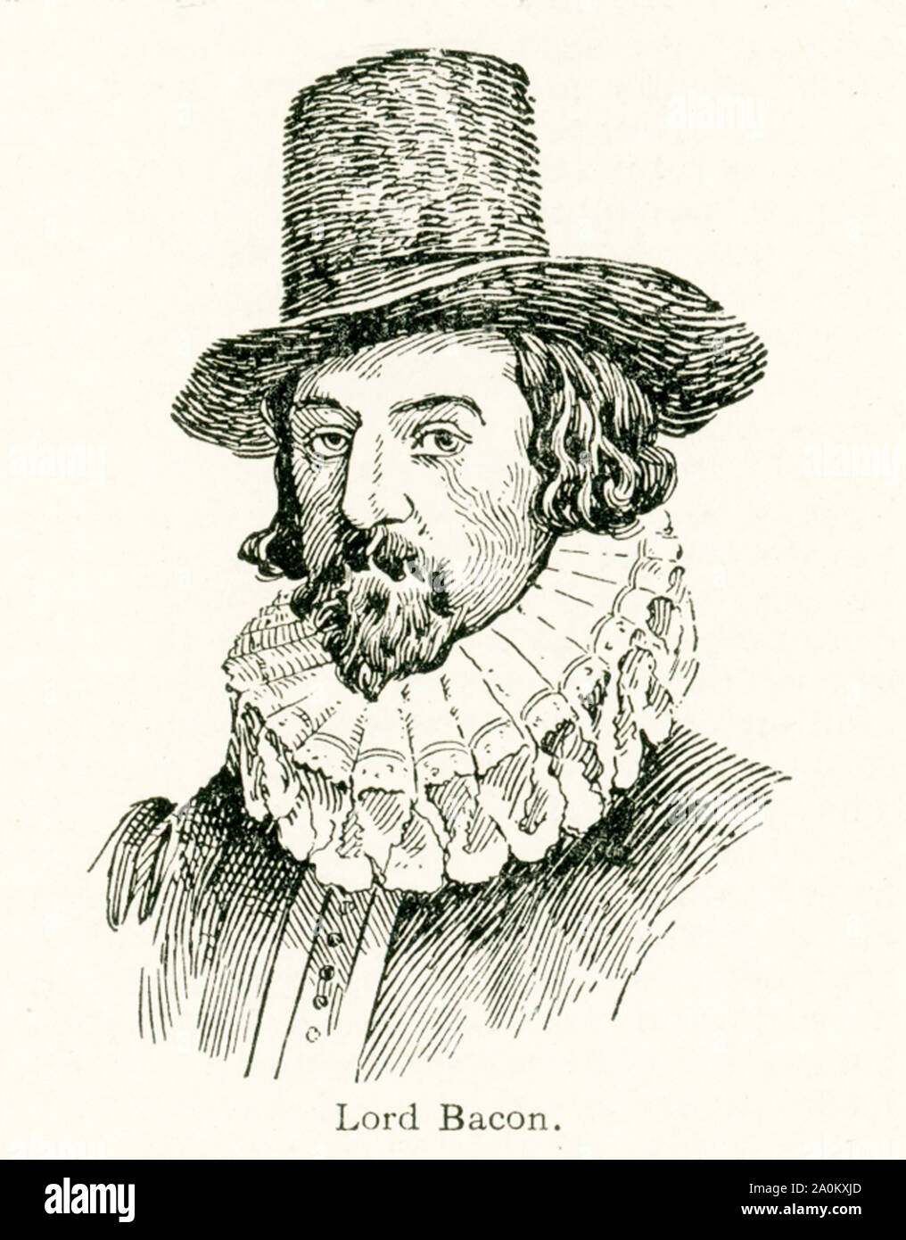 This illustration of Lord Bacon (1561-1626) dates to the early 1920s ...
