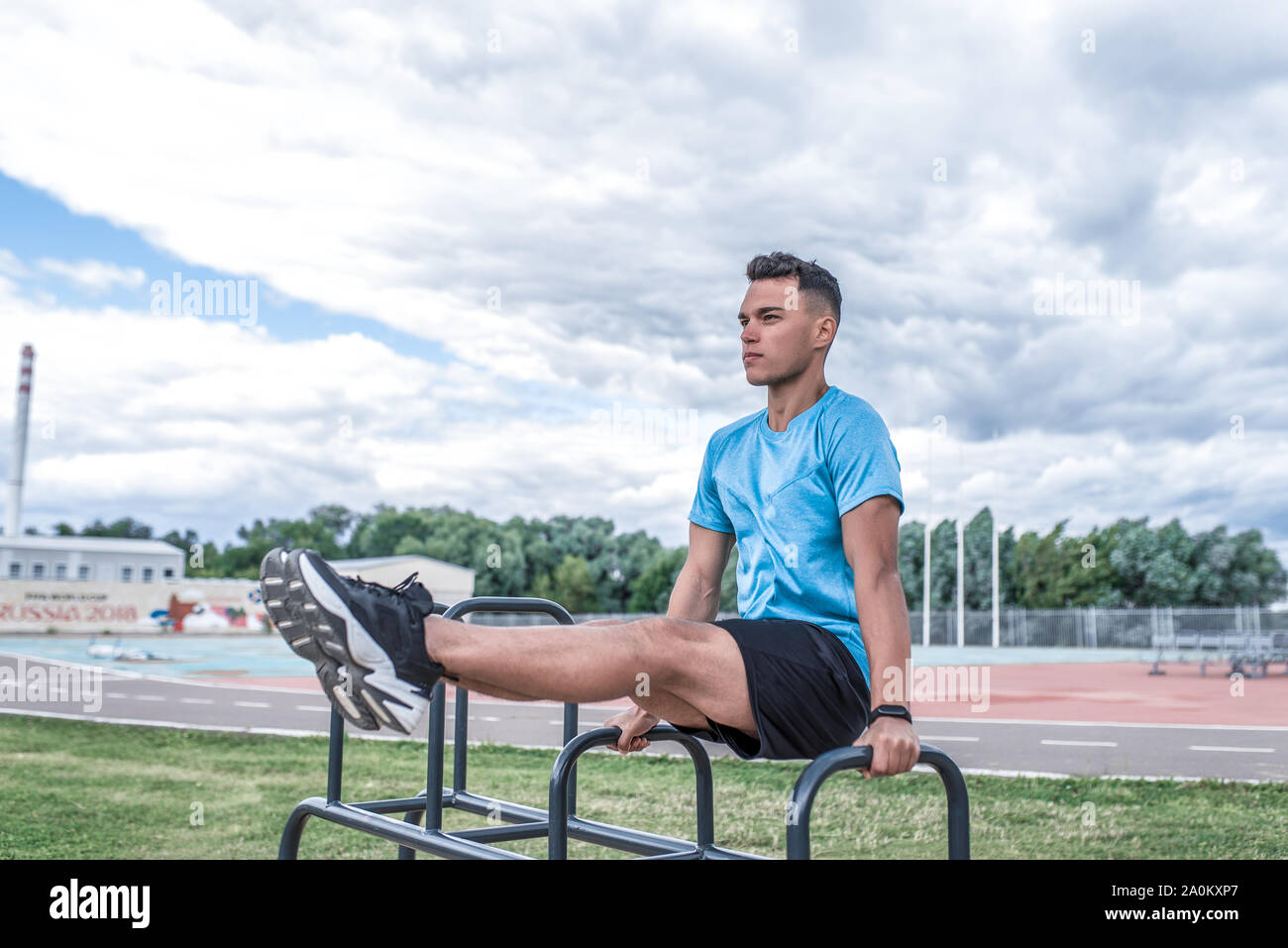 Pump your abs hi-res stock photography and images - Alamy