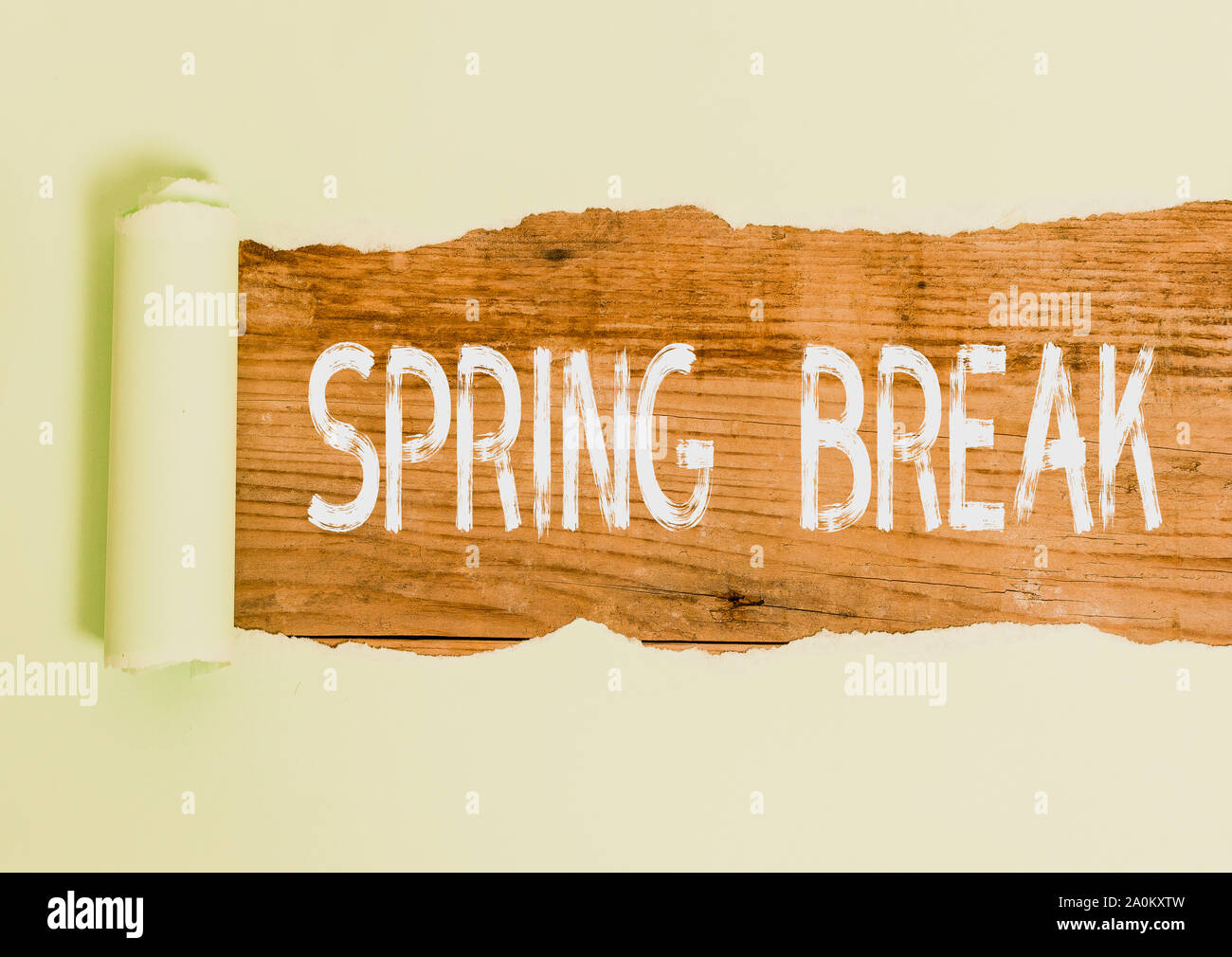 Text sign showing Spring Break. Business photo text Vacation period at ...