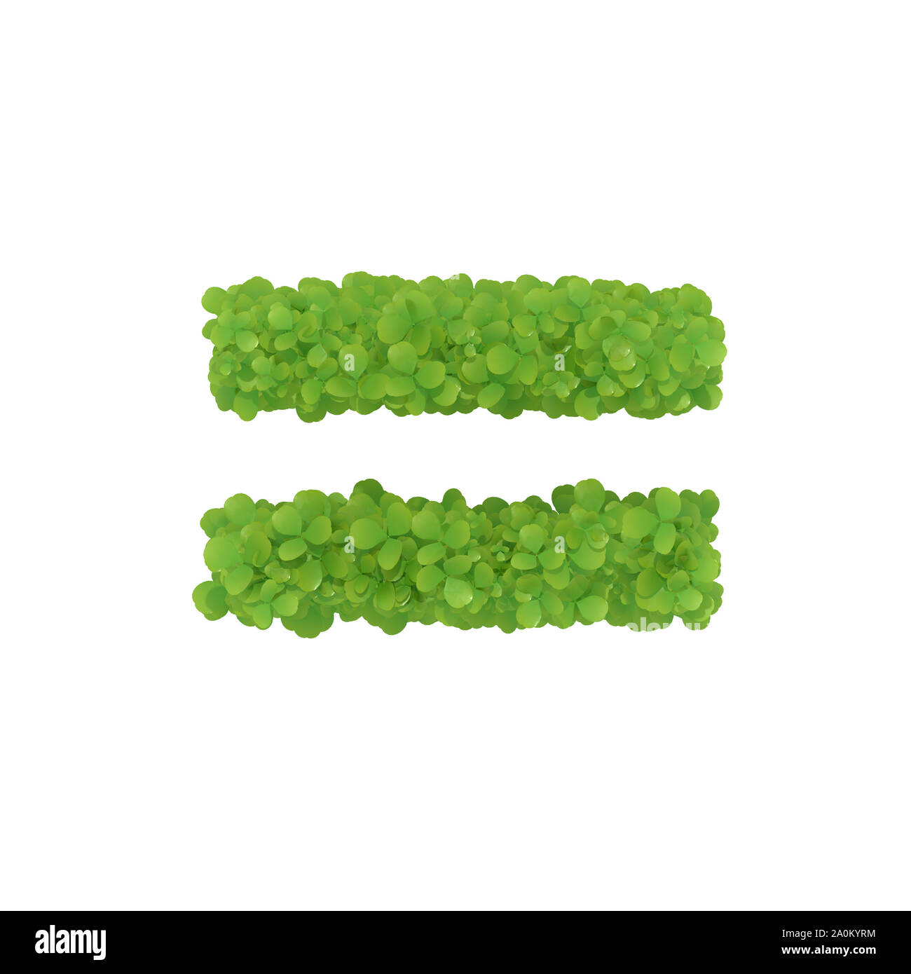 sign equivalent -3D illustration Stock Photo - Alamy