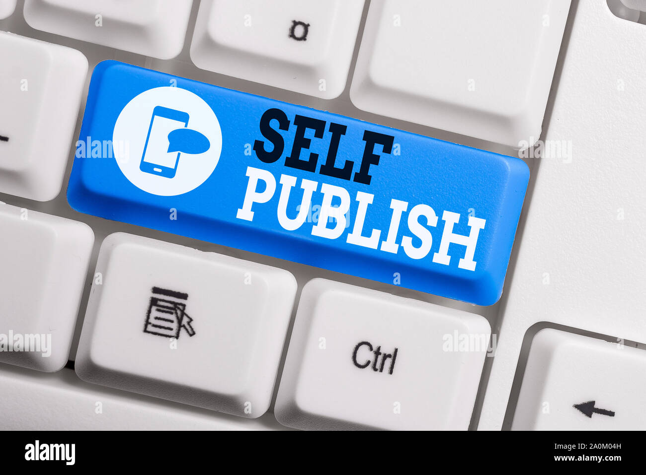 Conceptual hand writing showing Self Publish. Concept meaning Published ...