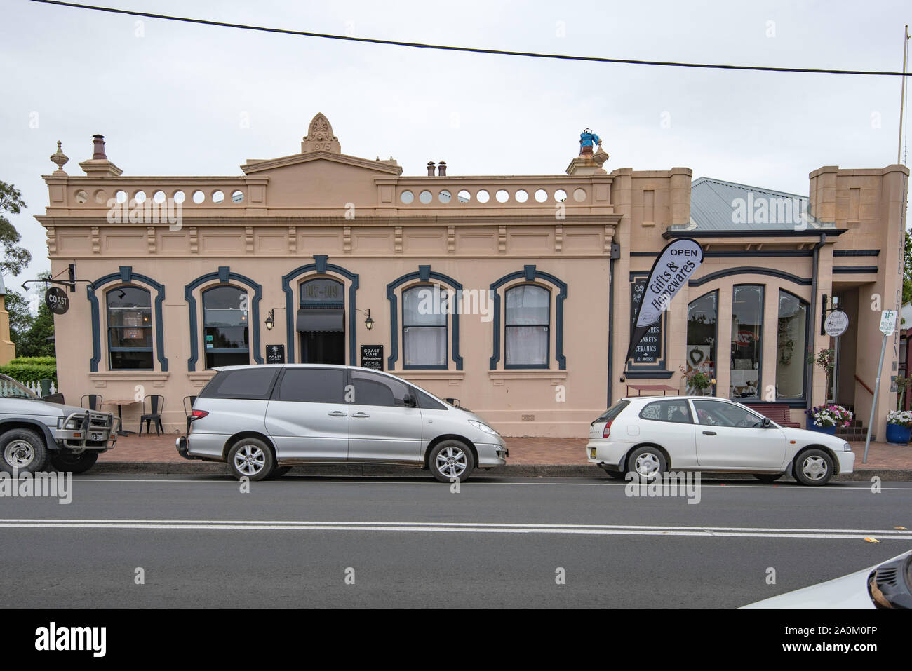 The 1871 former CBC bank on the main street in Milton New South Wales ...