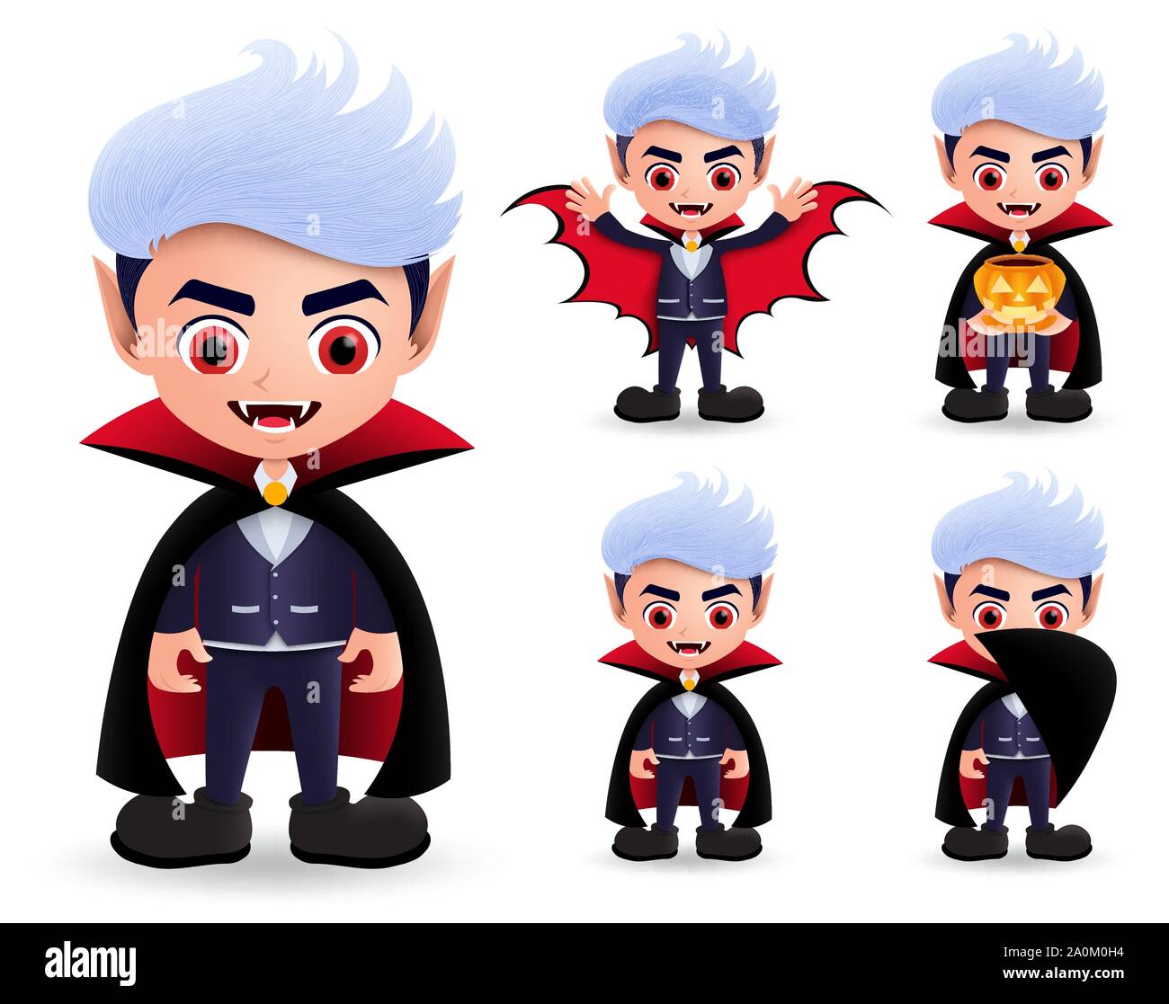 Monster with red cape Cut Out Stock Images & Pictures - Alamy