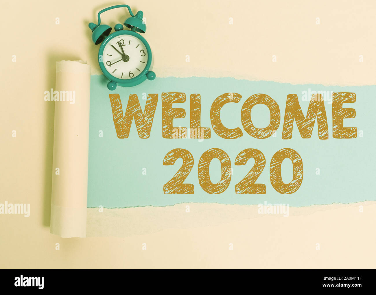 Text sign showing Welcome 2020. Business photo showcasing New Year ...