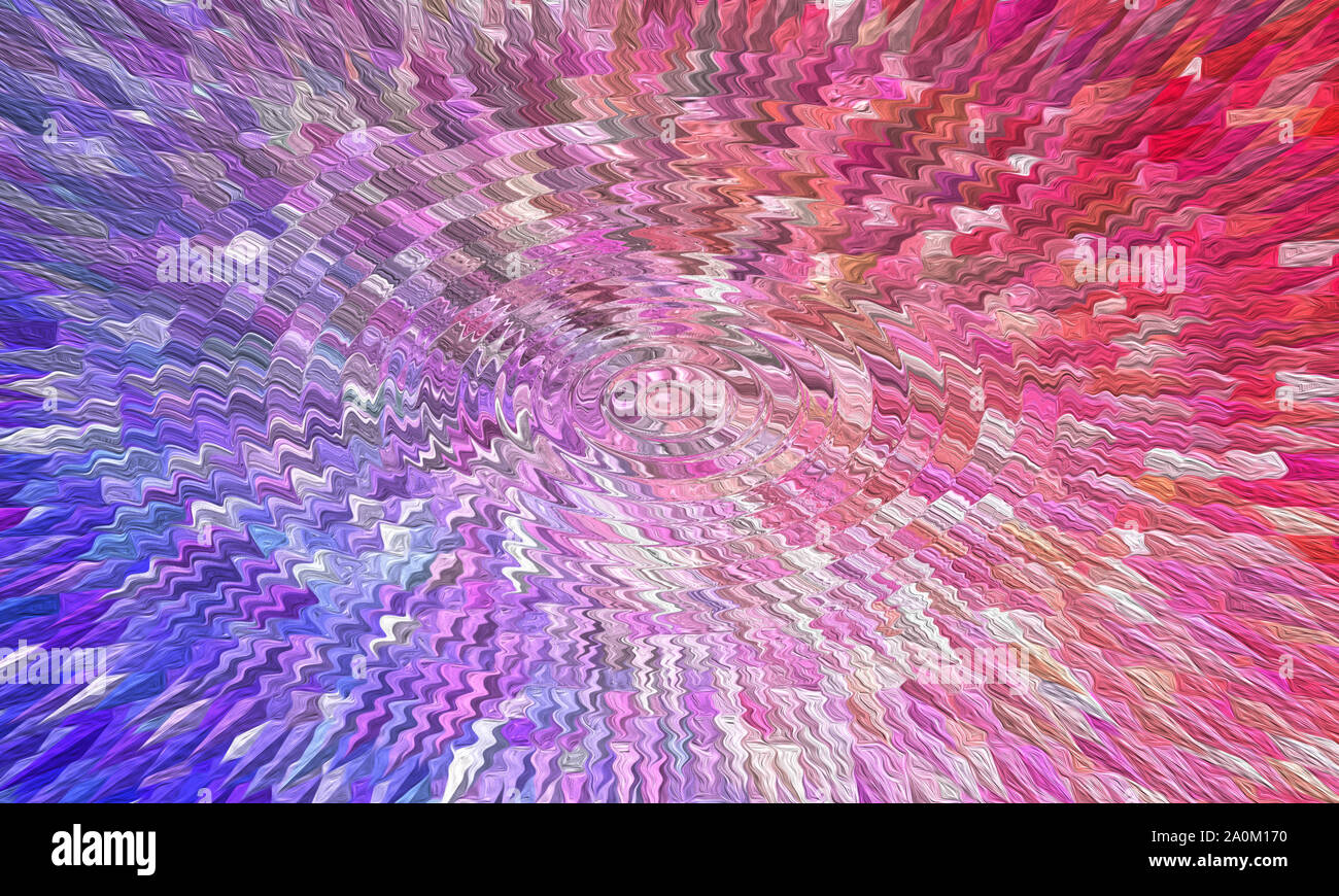 Abstract Crumpled Ripple Surface Illustration on Colorful Background ...