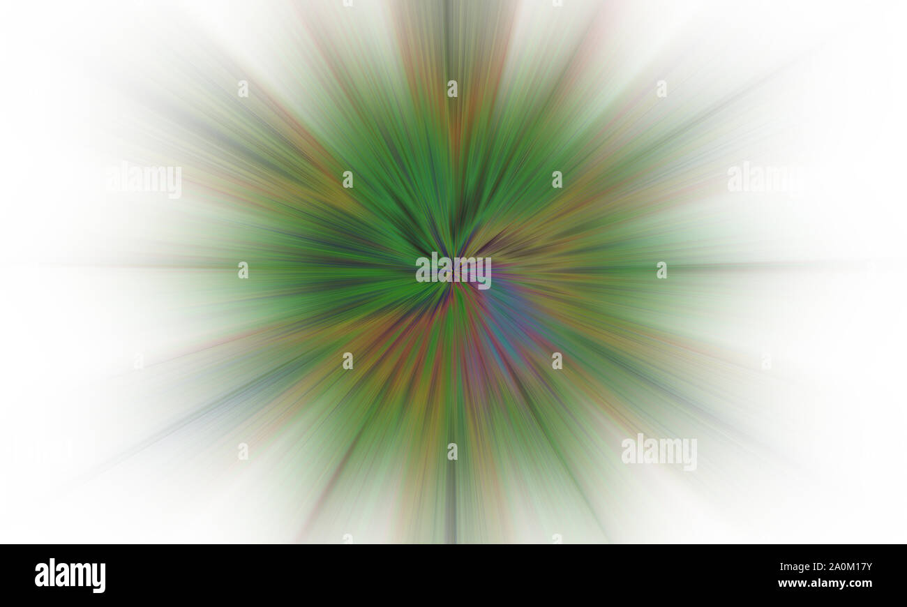 Abstract Multicolor Light Fibers Illustration. Radial Color Burst ...