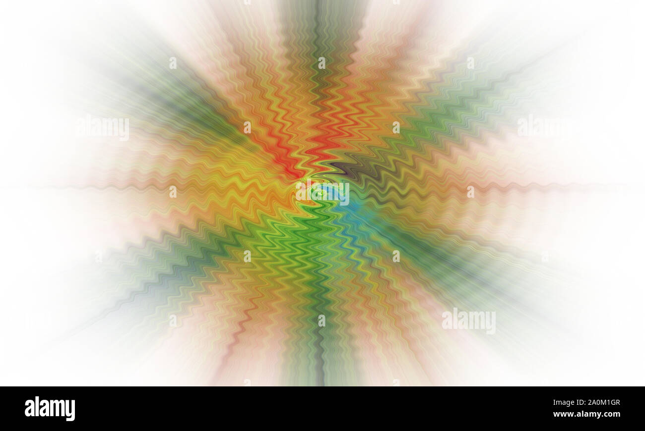 Abstract Crumpled Ripple Surface Illustration on Colorful Background ...