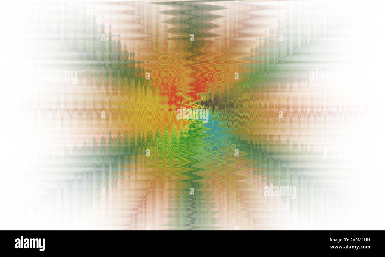 Abstract Crumpled Ripple Surface Illustration on Colorful Background ...