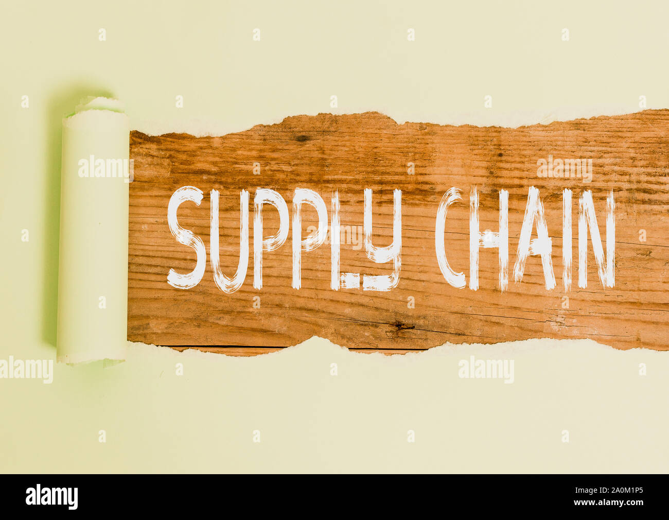 Text sign showing Supply Chain. Business photo text System of ...